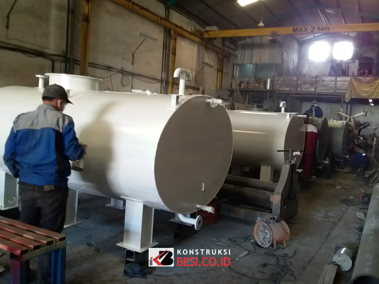 Jasa Fabrikasi Tangki Baja Mappi - KONSTRUKSI.BESI.CO.ID